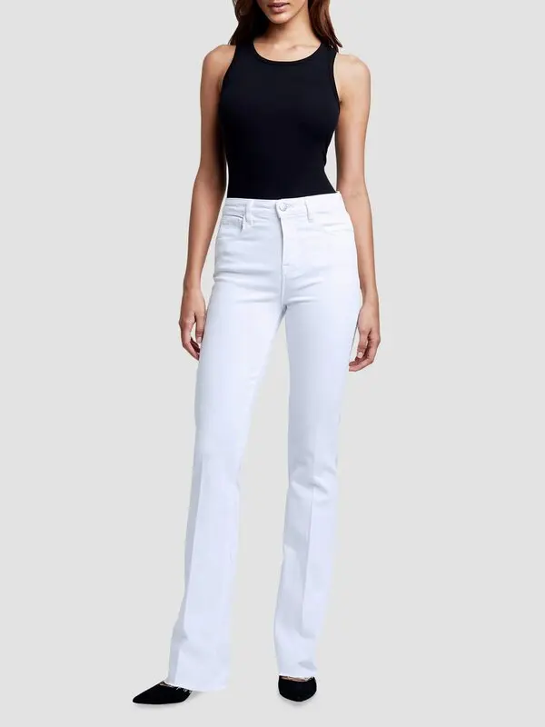 L'Agence Ruth High-waisted Straight Jeans