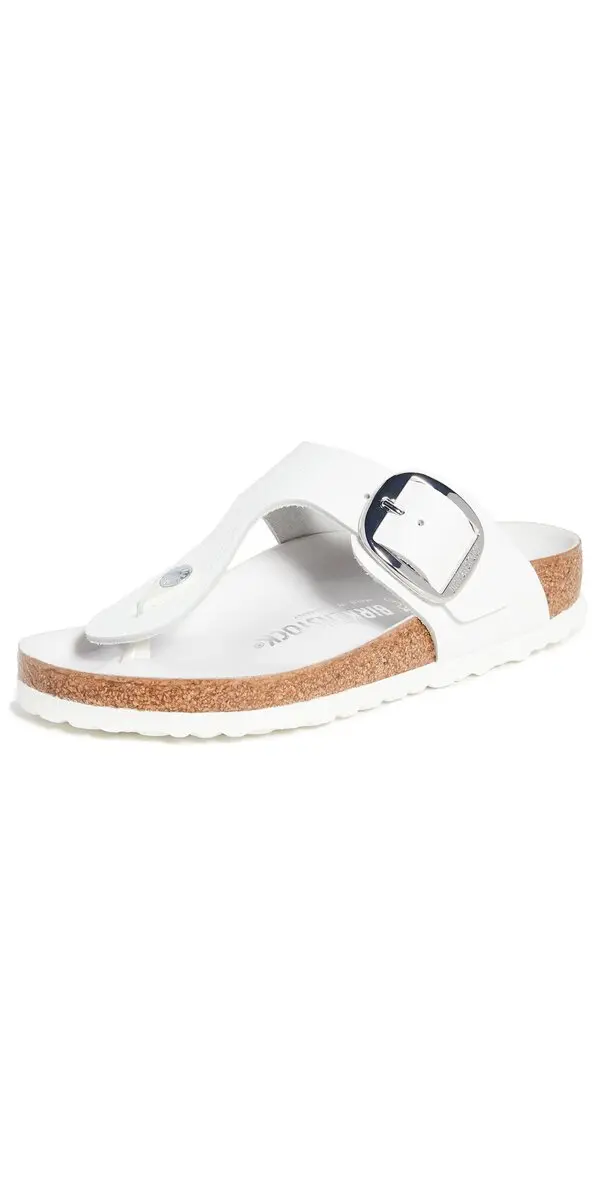 BIRKENSTOCK Gizeh Big Buckle Sandals - White