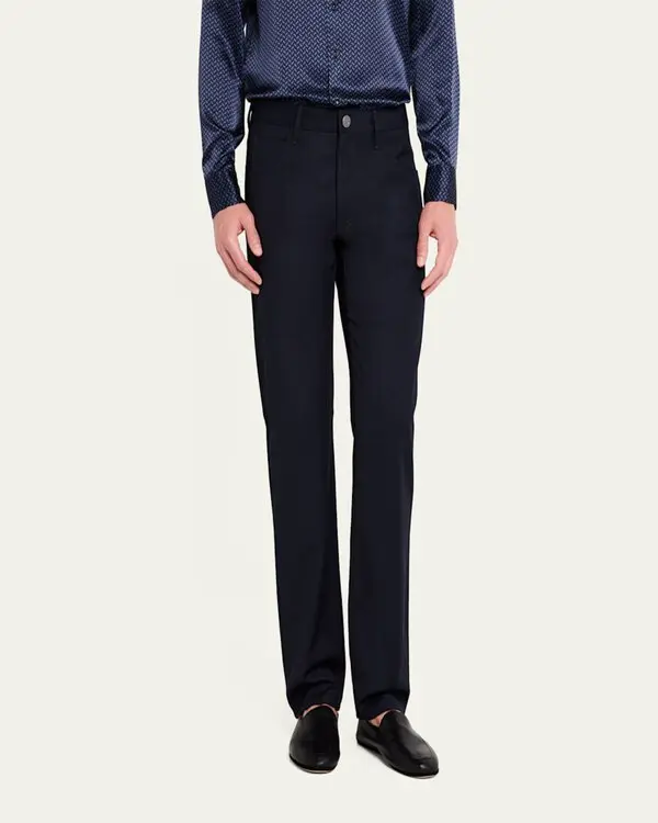 Giorgio Armani Wool Five-pocket Pants