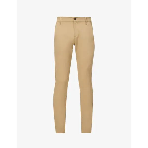 Paige Transcend Knit Stafford Tapered Trousers - Golden Elm