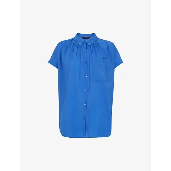 Whistles Nicola Button-through Woven Shirt Xs