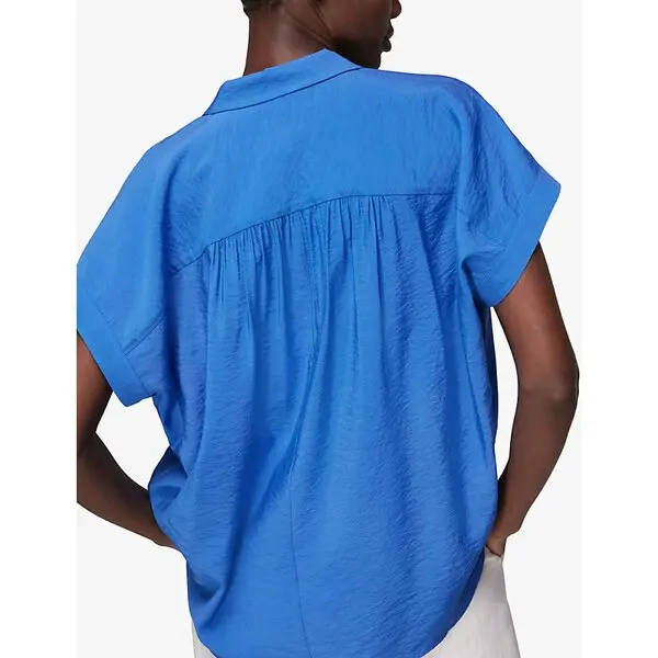 Whistles Nicola Button-through Woven Shirt Xs