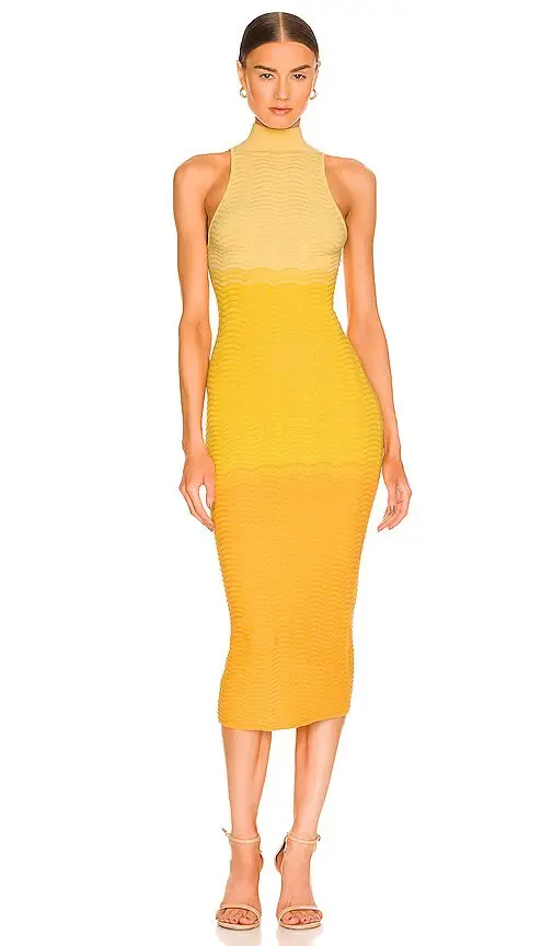 CAMILA COELHO Cressida Dress - Yellow Ombre