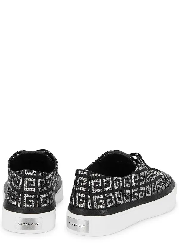 Givenchy City 4g Logo-jacquard Canvas Sneakers