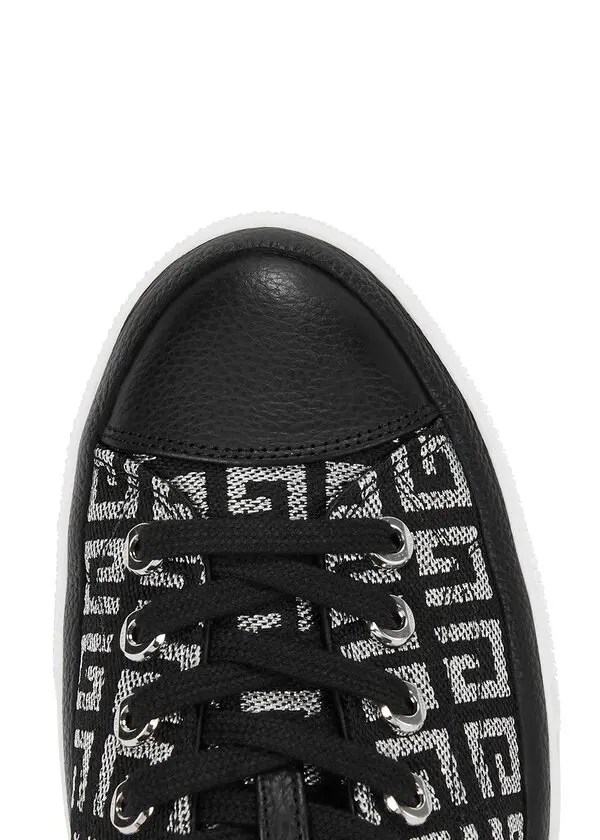 Givenchy City 4g Logo-jacquard Canvas Sneakers