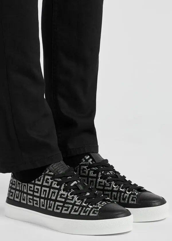 Givenchy City 4g Logo-jacquard Canvas Sneakers