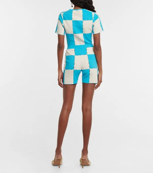 Jacquemus Le Short Gelato Checked Shorts