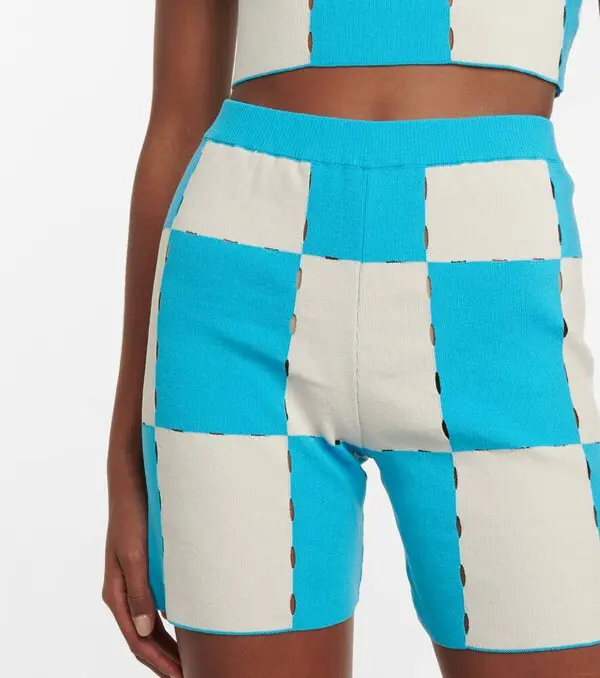 Jacquemus Le Short Gelato Checked Shorts - Multicoloured