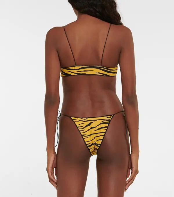 TROPIC OF C The C Zebra-print Bikini Top