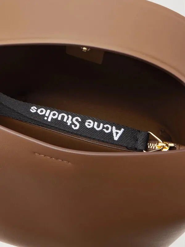 Acne Studios Musubi Mini Knotted Leather Shoulder Bag - Brown