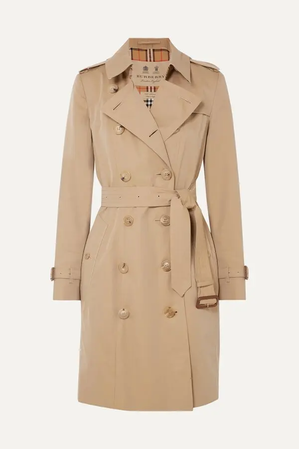 Burberry The Chelsea Cotton-gabardine Trench Coat