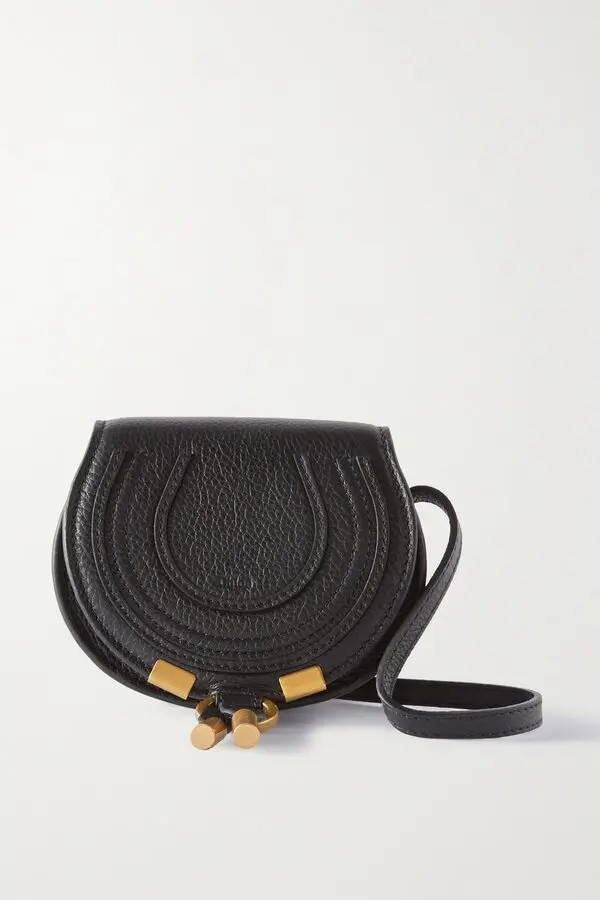 Chloé Marcie Micro Textured-leather Shoulder Bag