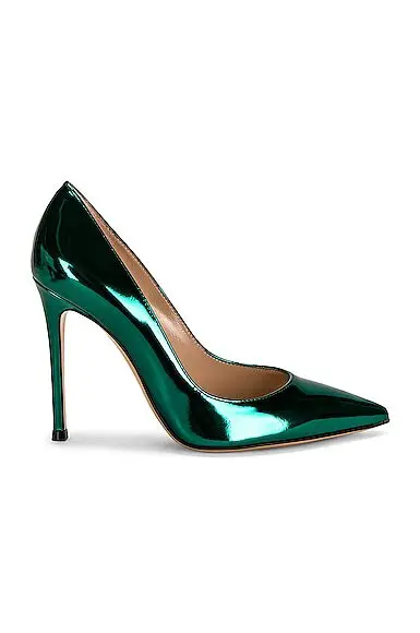 GIANVITO ROSSI 105 Metal Pump In Purple