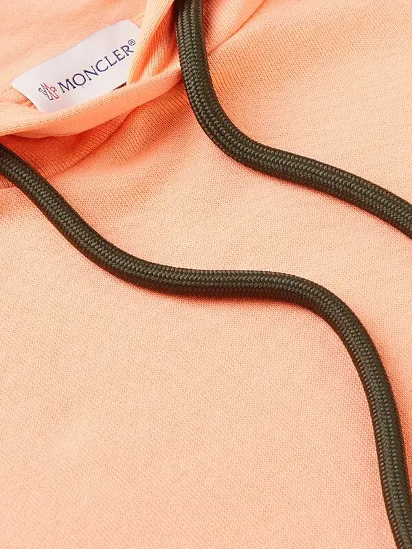 Moncler Logo-appliquéd Cotton-jersey Hoodie