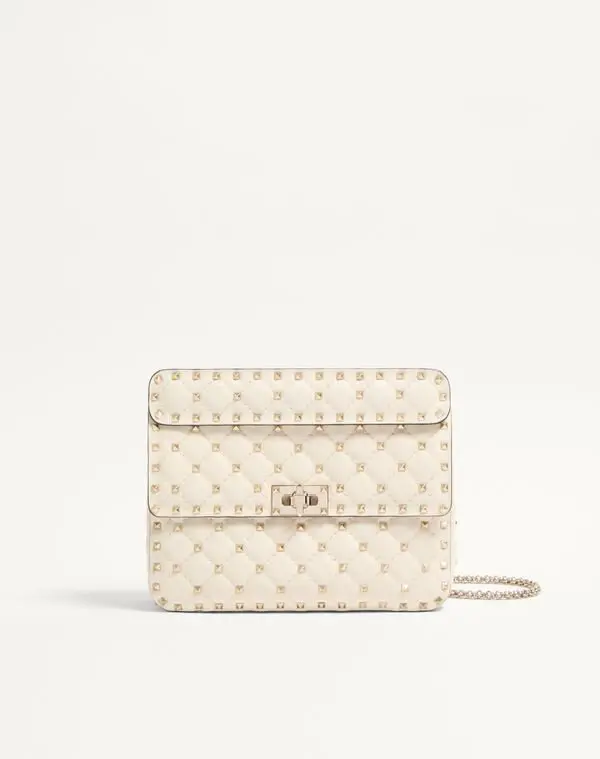 Valentino Garavani Rockstud Spike Medium Bag - Light Ivory