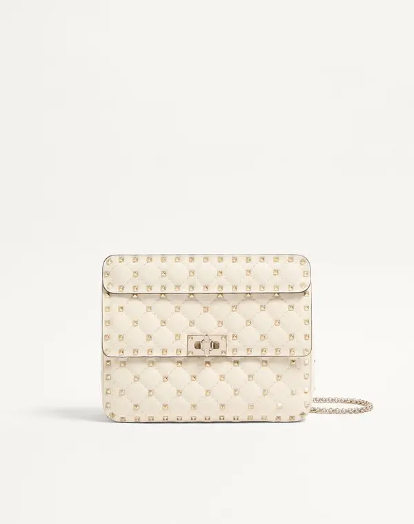 Valentino Garavani Rockstud Spike Medium Bag - Light Ivory