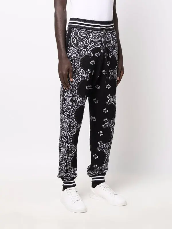 Amiri Bandana Jacquard Track Pants