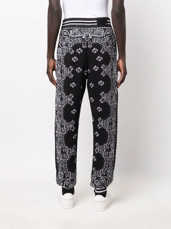 Amiri Bandana Jacquard Track Pants