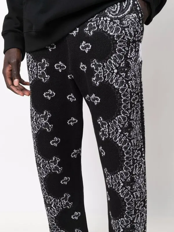 Amiri Bandana Jacquard Track Pants