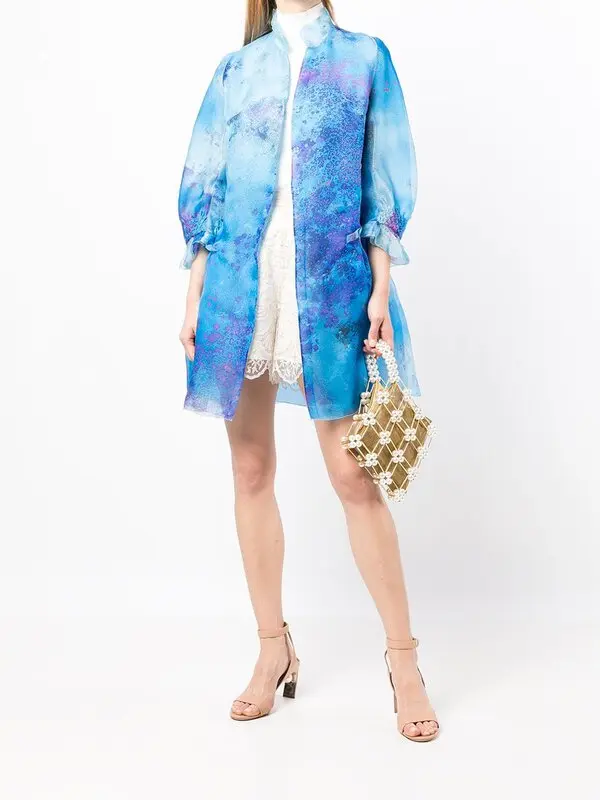 Shiatzy Chen Floral Silk Jacket