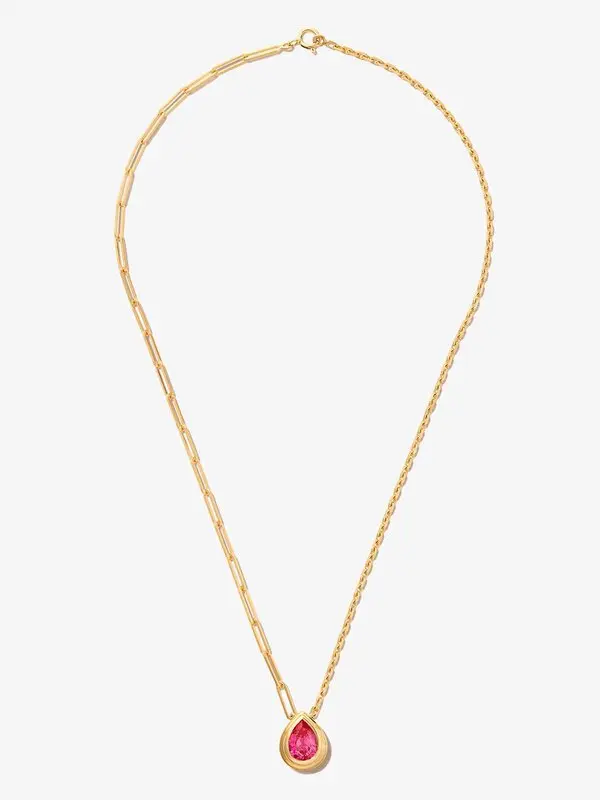 Yvonne Léon 9kt Yellow Crystal Necklace