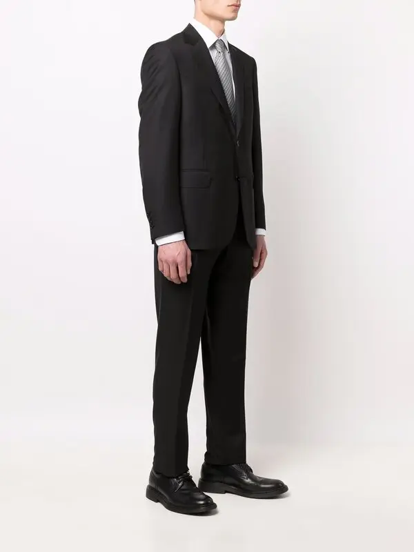 Canali Tailored Single-breasted Suit - Black