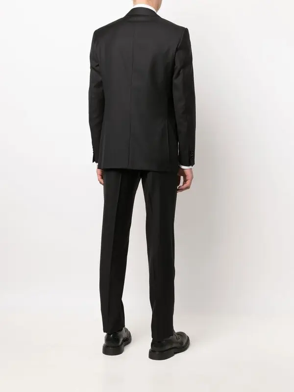 Canali Tailored Single-breasted Suit - Black