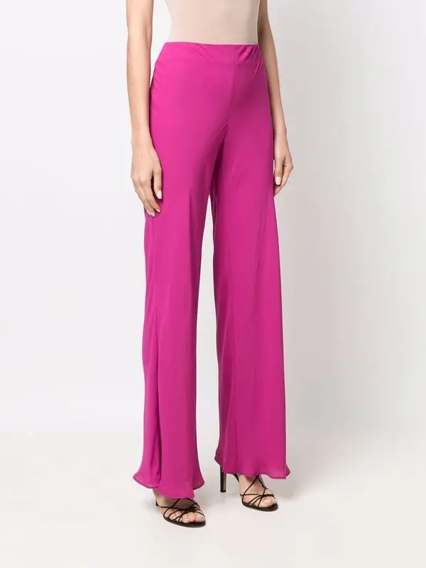 Alberta Ferretti High Waist Wide Leg Trousers