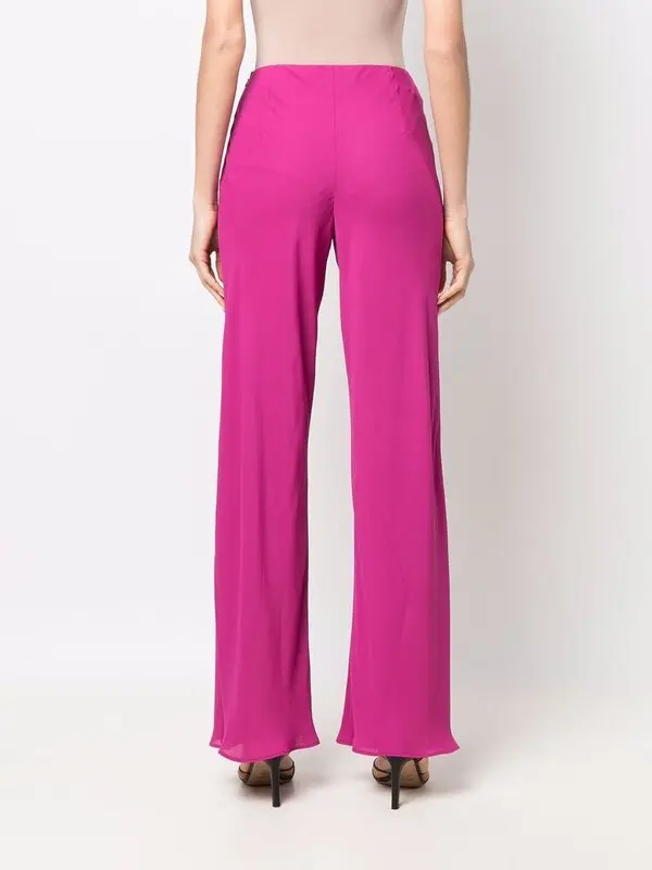 Alberta Ferretti High Waist Wide Leg Trousers