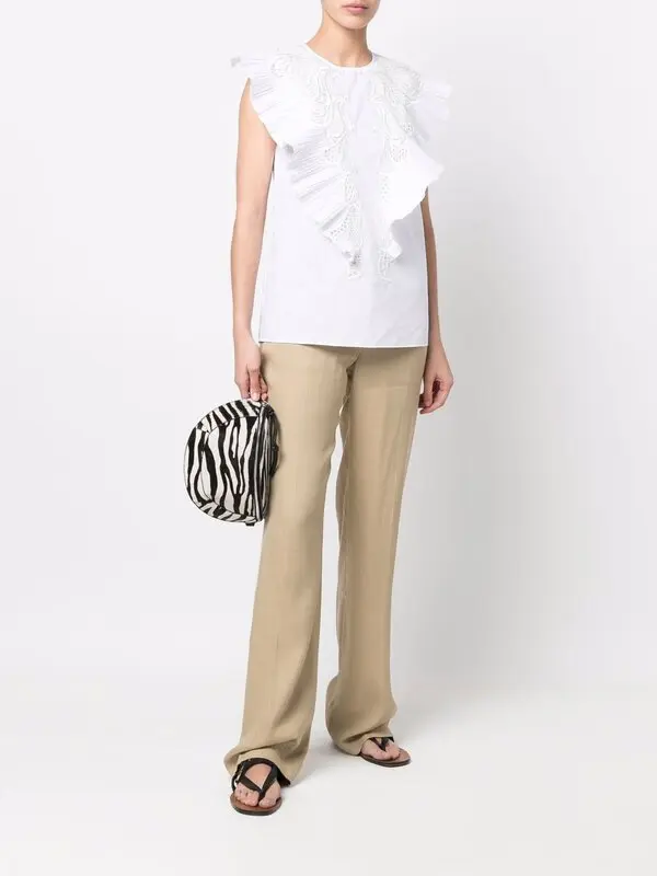 Alberta Ferretti Straight Leg Trousers