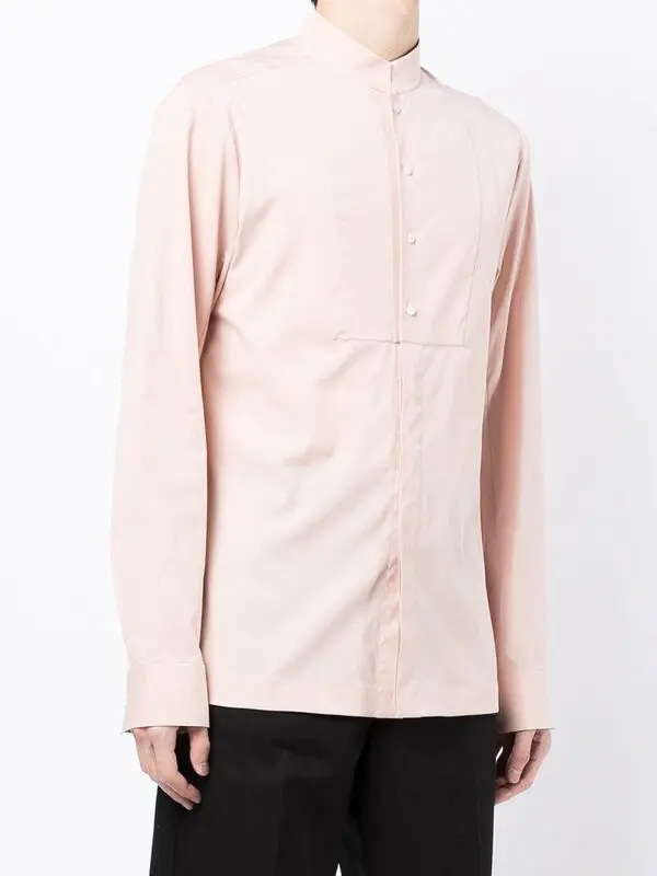 Shiatzy Chen Mandarin-collar Fitted Shirt