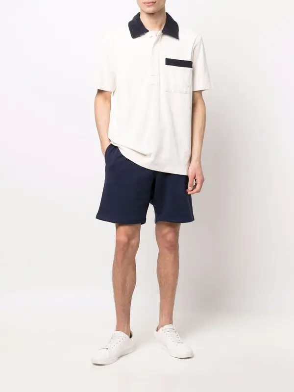 Orlebar Brown Atholl Rib-knit Polo Shirt