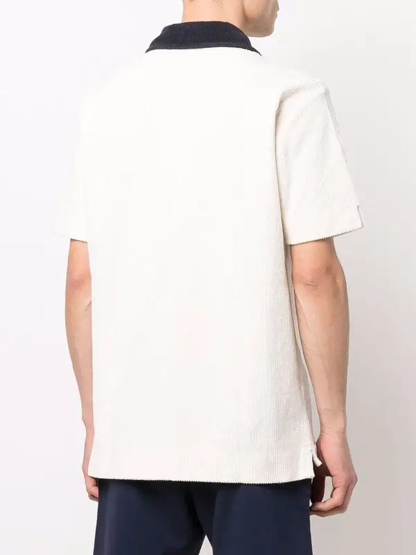 Orlebar Brown Atholl Rib-knit Polo Shirt