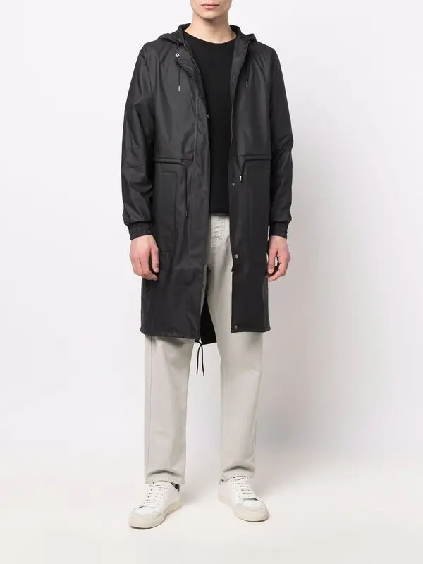 Rains Drawstring Hooded Raincoat