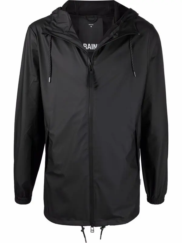 Rains Drawstring Hooded Jacket