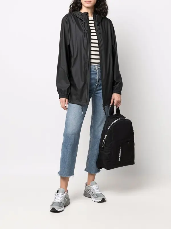 Rains Drawstring Hooded Jacket