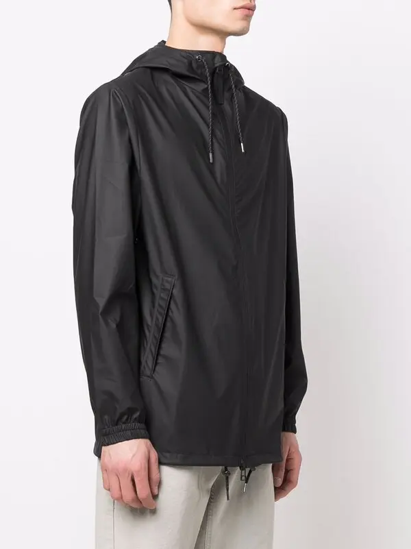 Rains Drawstring Hooded Jacket