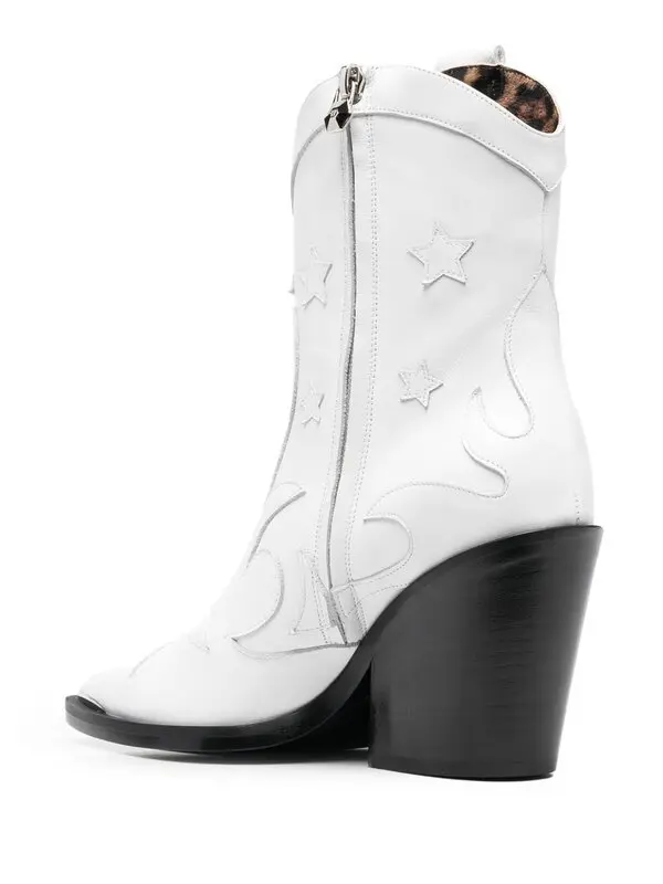 Philipp Plein Stars-detail Cowboy Boots