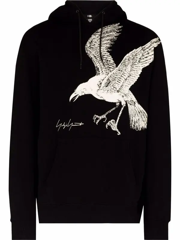 Yohji Yamamoto X New Era Eagle-print Hoodie