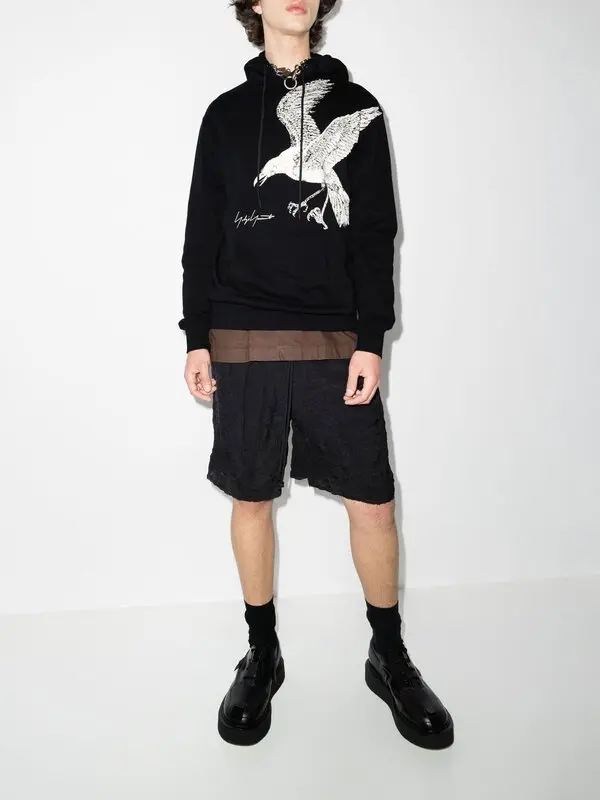 Yohji Yamamoto X New Era Eagle-print Hoodie