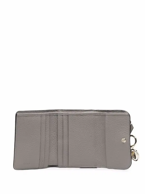 Chloé Alphabet Tri-fold Wallet - Grey