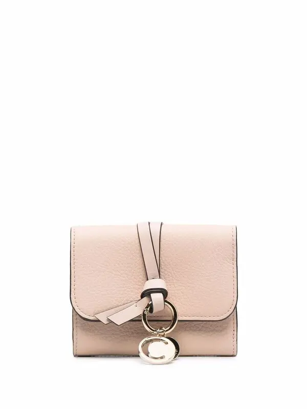 Chloé Alphabet Tri-fold Wallet - Pink