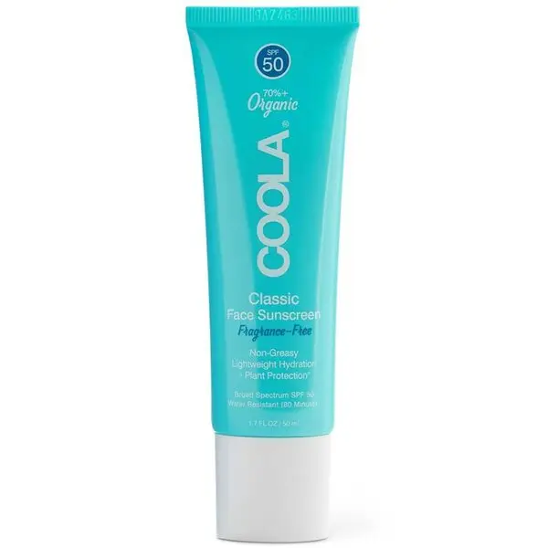 COOLA Classic Face Organic Sunscreen Spf50 Fragrance Free - One-color