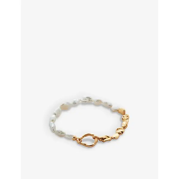 Monica Vinader Keshi Freshwater Pearl Bracelet - White