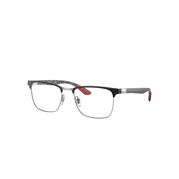 Ray-ban Optics Eyeglasses Frame Clear Lenses Polarized - Black