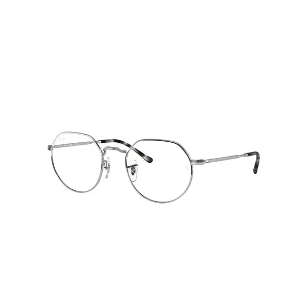 Ray-ban Jack Optics Eyeglasses Frame - Shiny Silver