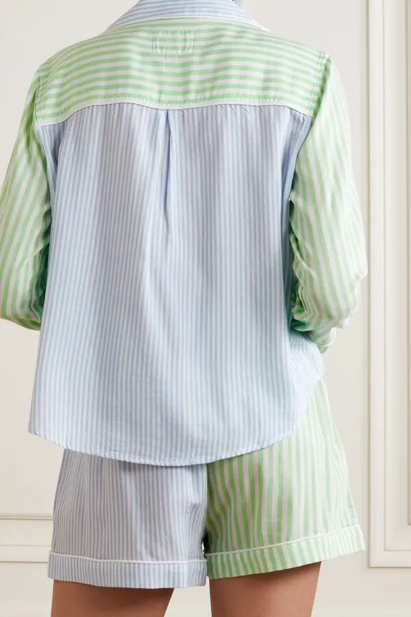 Rails Kellen Patchwork Striped Flannel Pajama Set