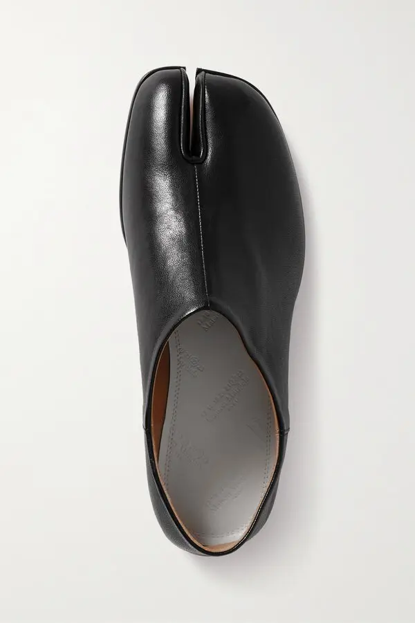 MAISON MARGIELA Tabi Split-toe Leather Loafers - Black