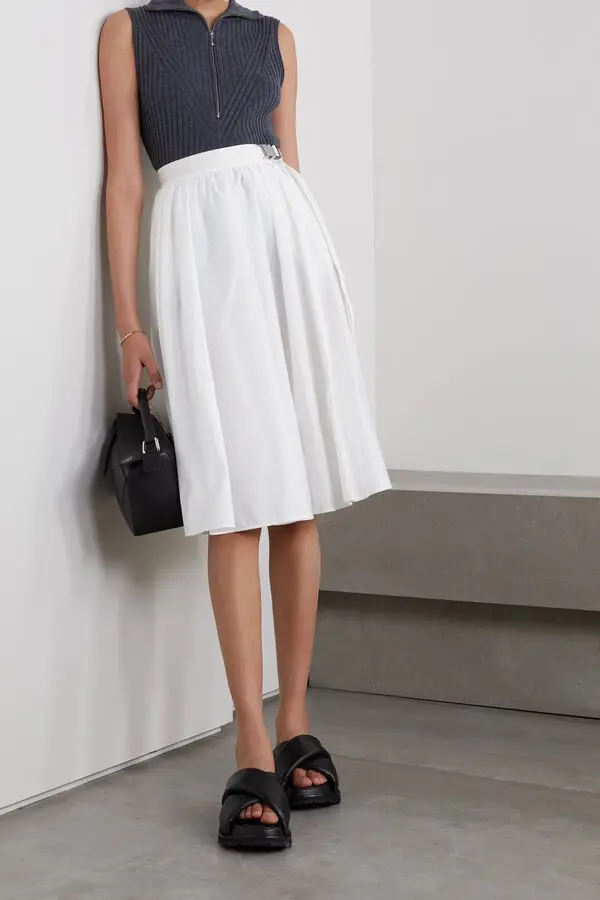 Moncler Shell Midi Skirt