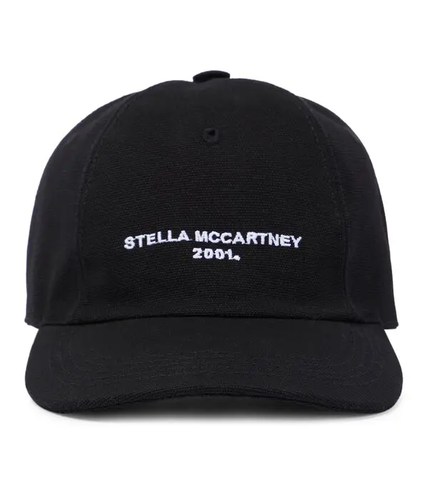Stella McCartney Embroidered Logo Baseball Cap - Black